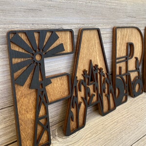 Farm Letters and Numbers - Custom Name for Kids - Kids Room Decor ...