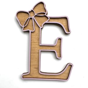 Bow Letters - Custom Name for Kids - Girl Room Decor - Bow Decor - Kids ...
