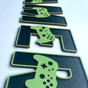 Video Game Letters and Numbers - Personalized Video Game Letters ...