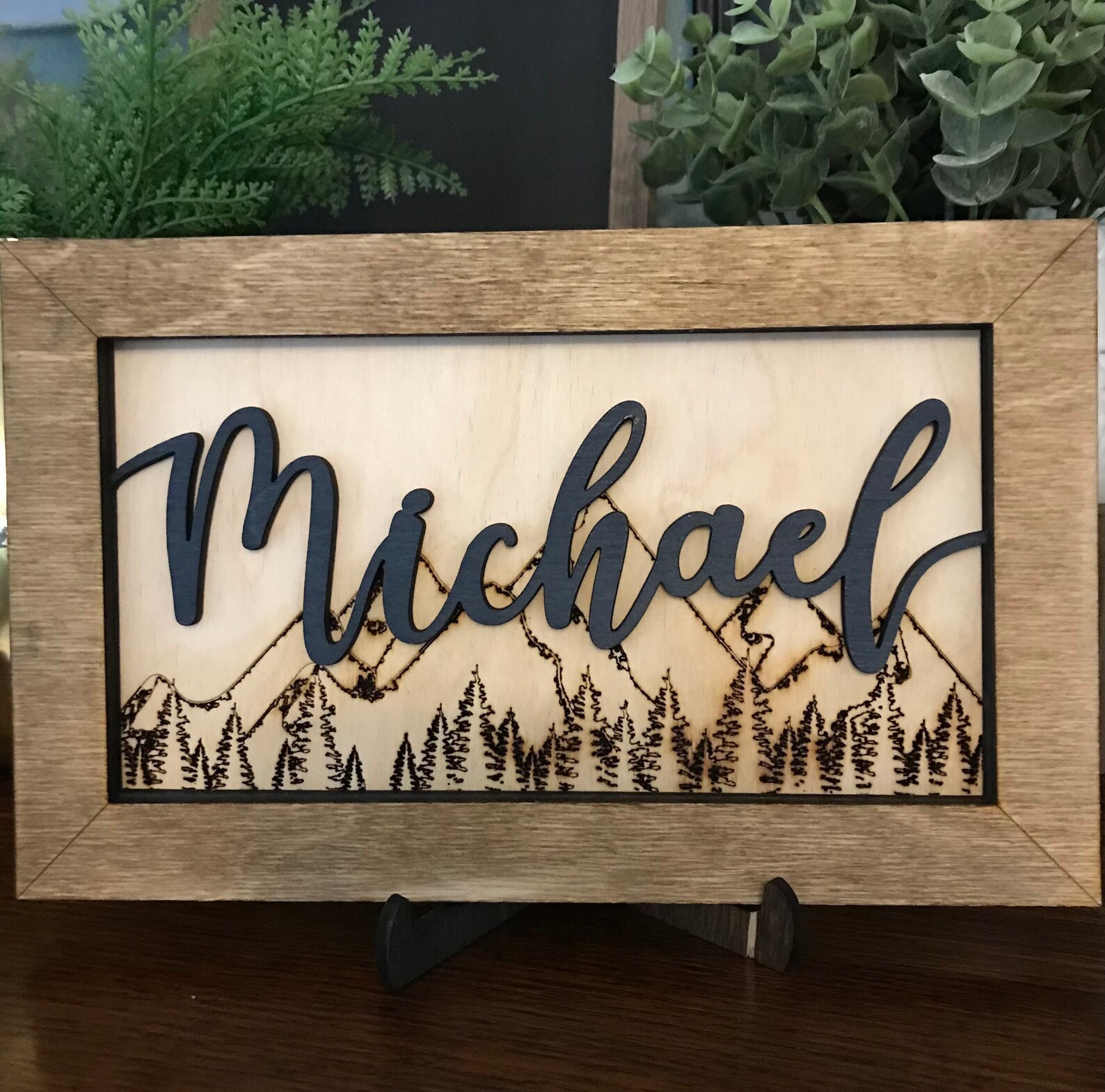 Personalized Name Sign for Your Wife mom abuela grandma - Etsy