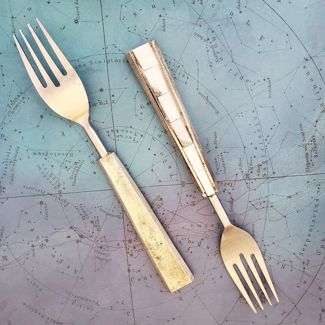 Mother of Pearl Inlay Wedding Cake Forks - Custom Wedding Gifts ...