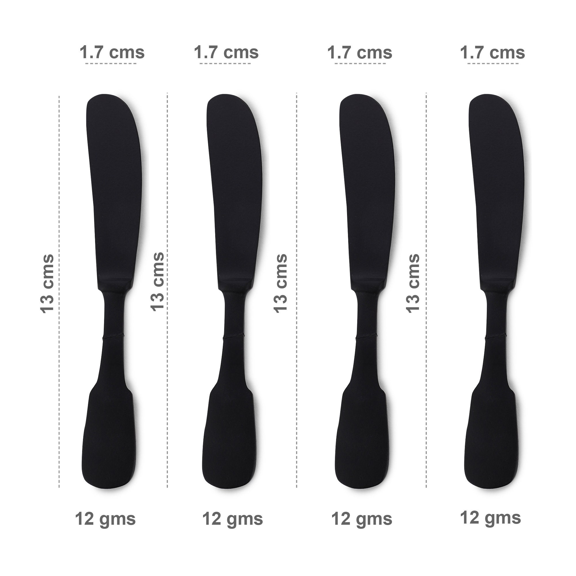 Matte Black Cheese Spreader Set Personalized Spreaders | Etsy