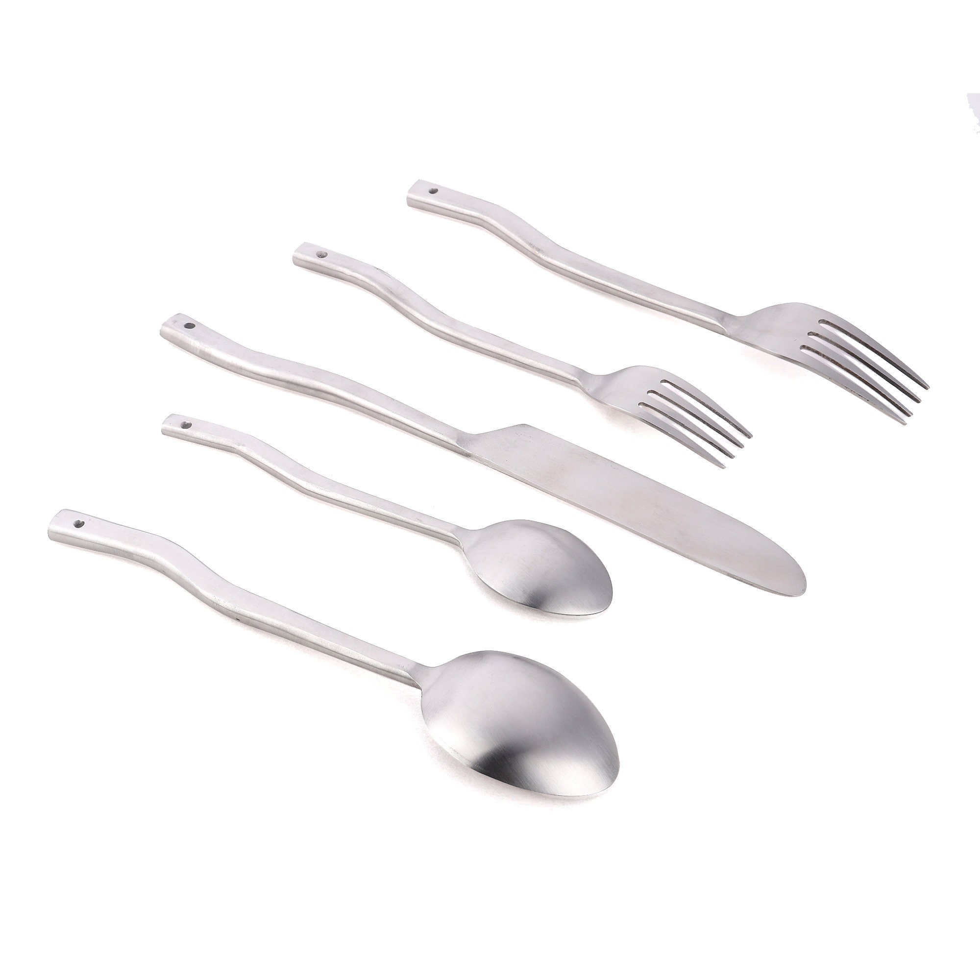 Set di posate moderne Set hostess d'argento Regalo per | Etsy