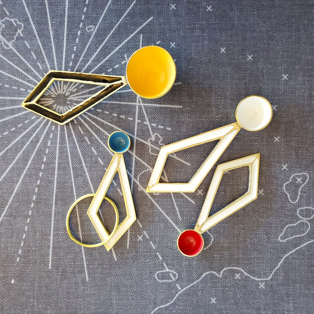 Colorful Measuring Spoons Set - Hand Painted Multi Color Spoon Set - 1 ...