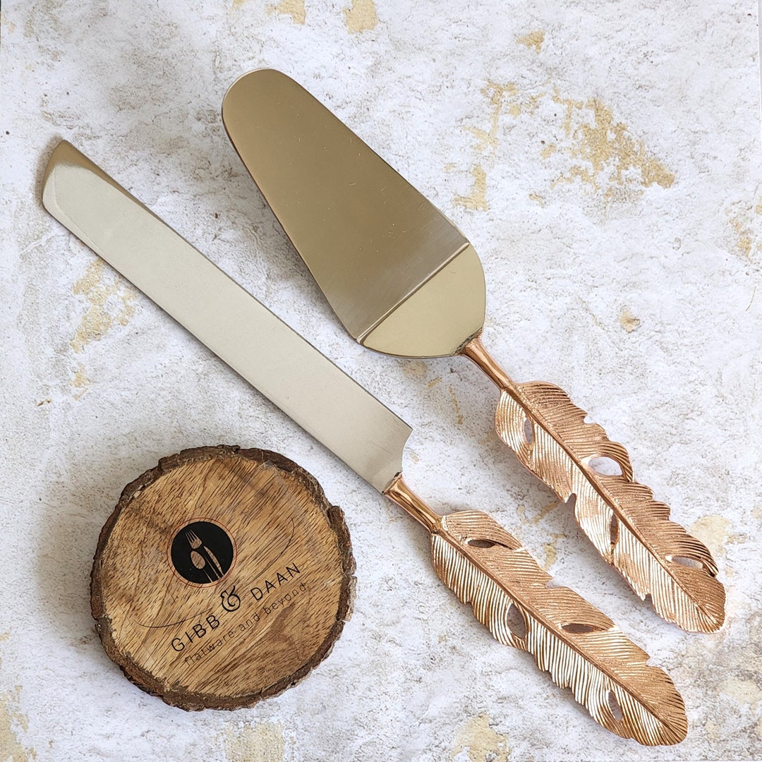 Personalized Wedding Cake Knife and Server Set Custom Cake - Etsy
