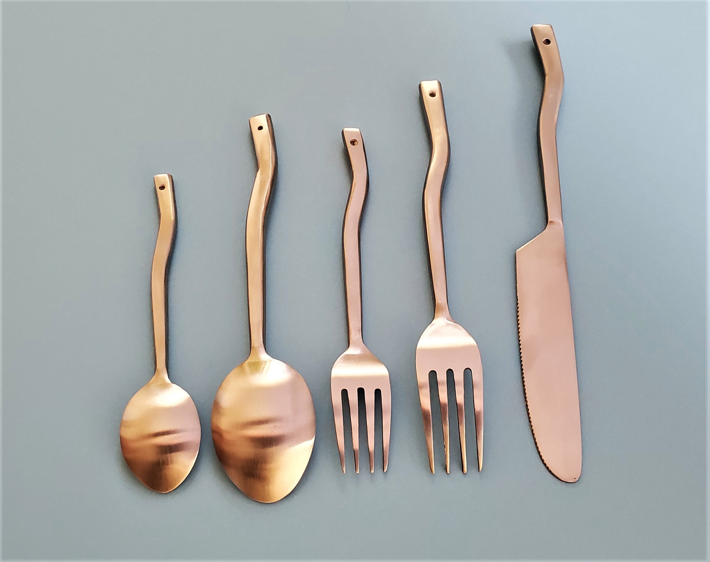 Set di posate moderne Set hostess d'argento Regalo per | Etsy