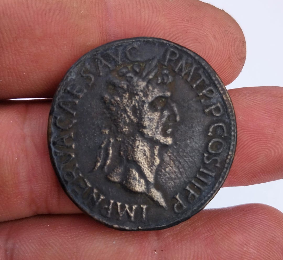 Reproduction Roman Bronze Coin, Rare Roman Bronze Coin,nerva Coin ...