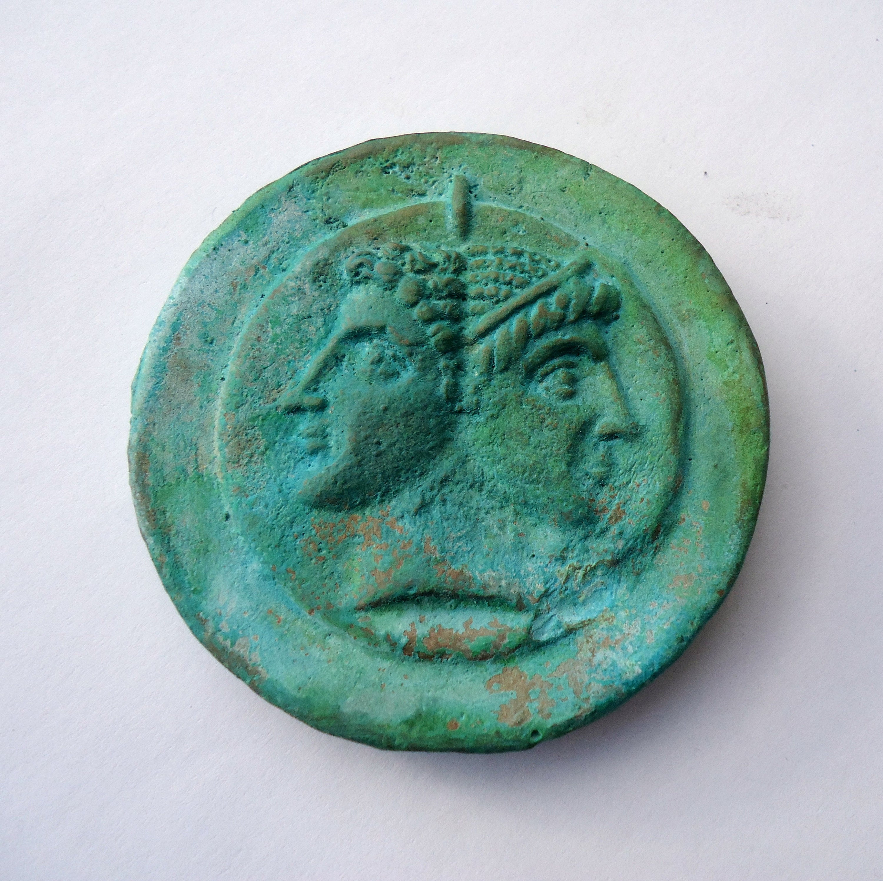 Reproduction Roman Bronze Coin, Rare Roman Bronze Coin ,aes Signatum ...