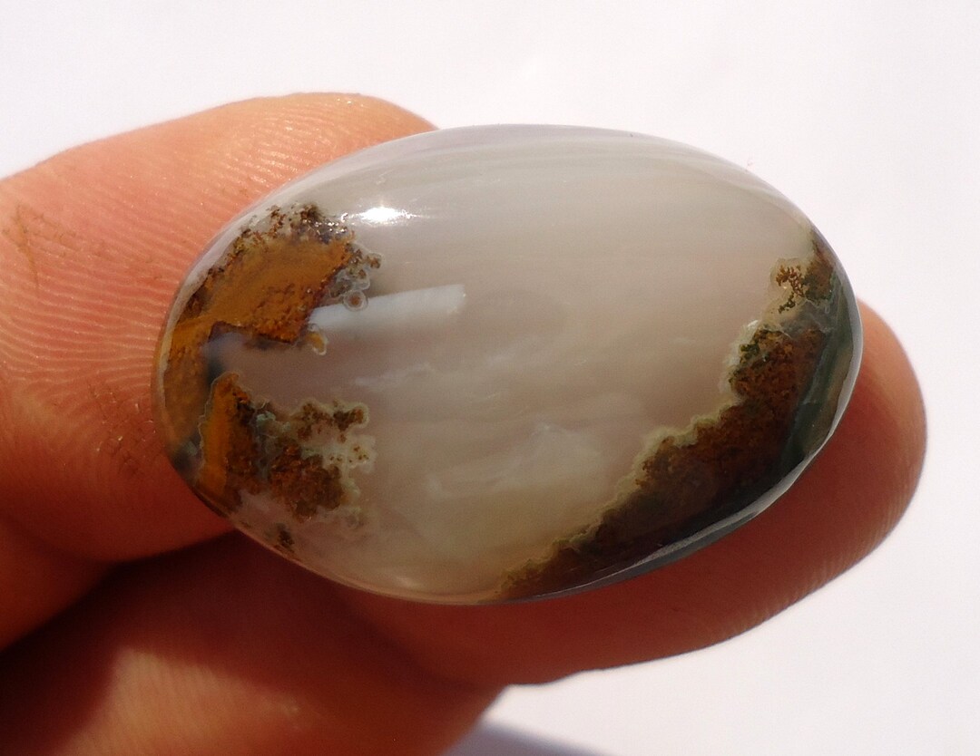 100% Natural Amazing Rare Stone Orpheus Agate Cabochon From Bulgaria 6. ...