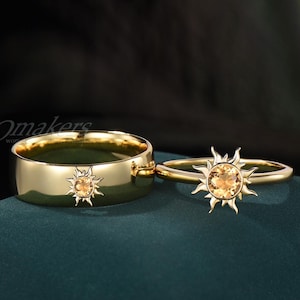 Tangled Wedding Band Set - Etsy