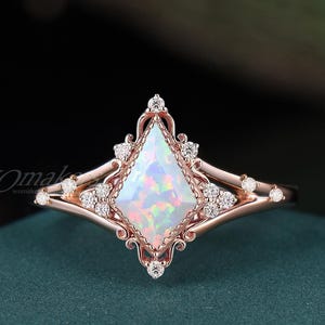 flame queen opal ring