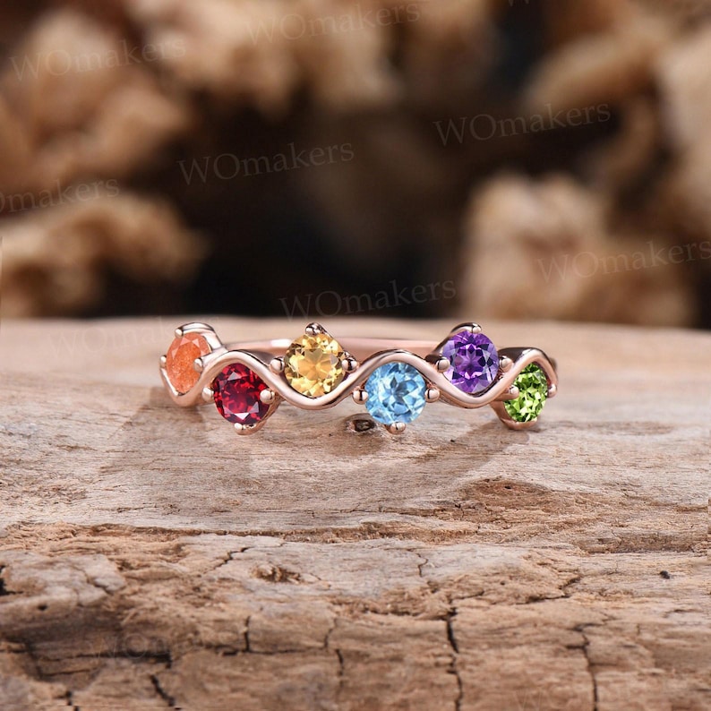 Marvel Avengers Infinity Gauntlet Gemstones Ring Round Sunstone Ruby ...