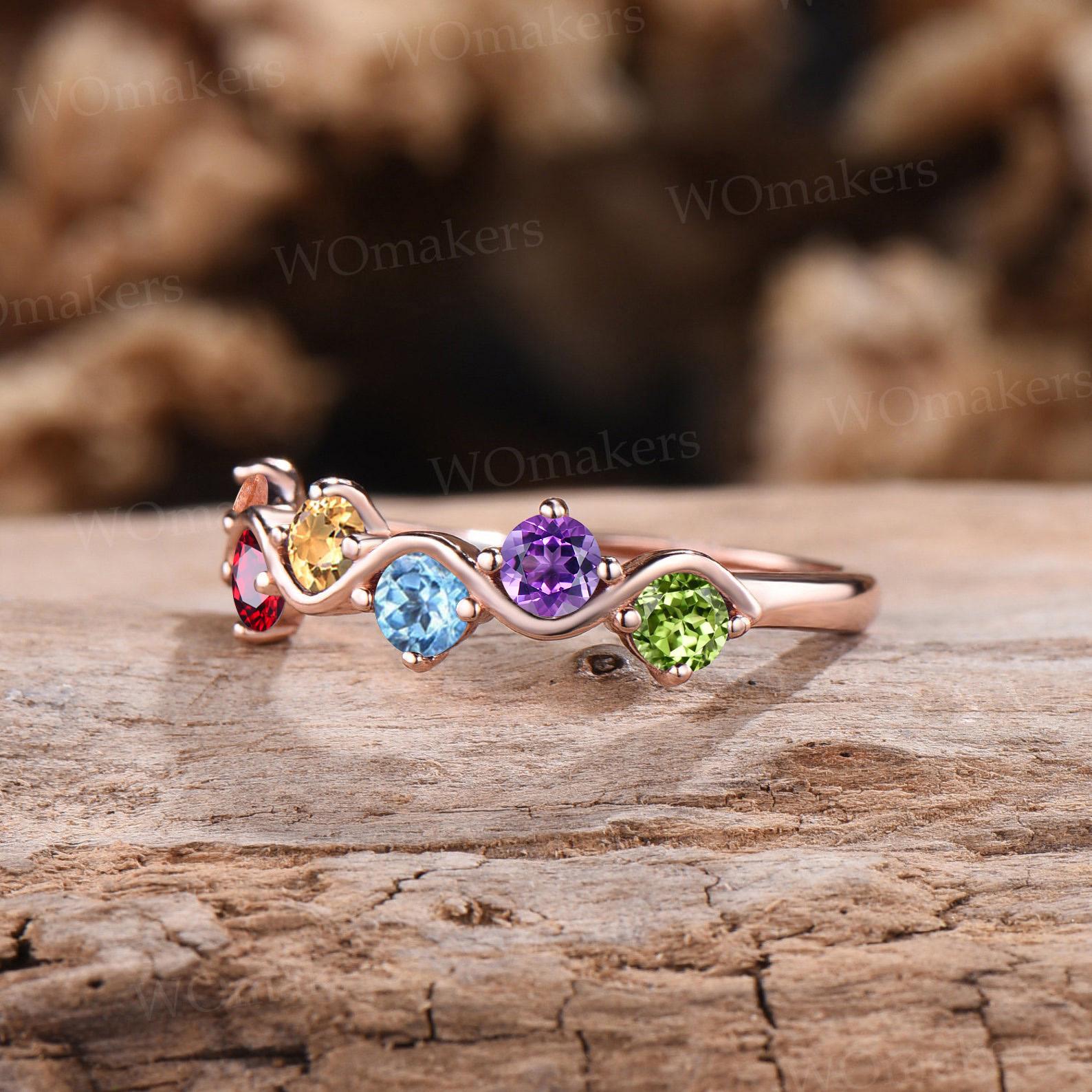 Marvel Avengers Infinity Gauntlet Gemstones Ring Round Sunstone Ruby ...