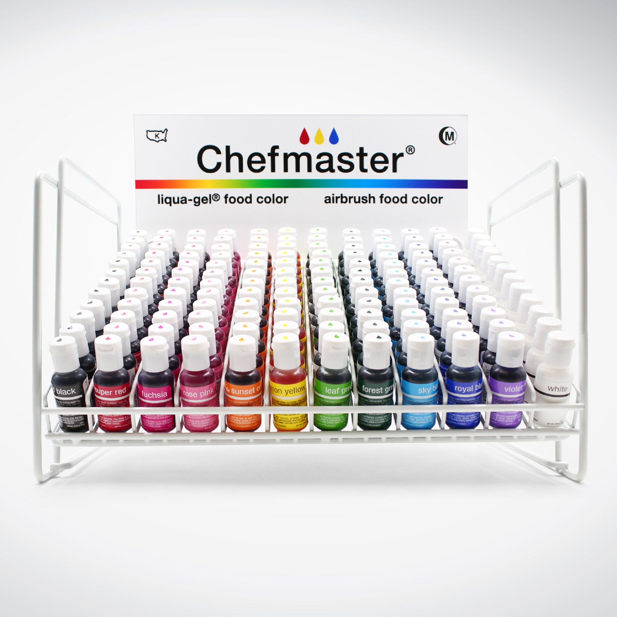 Chefmaster 0.7 Oz Liqua-gel Foods Colors Free Shipping in Canada - Etsy