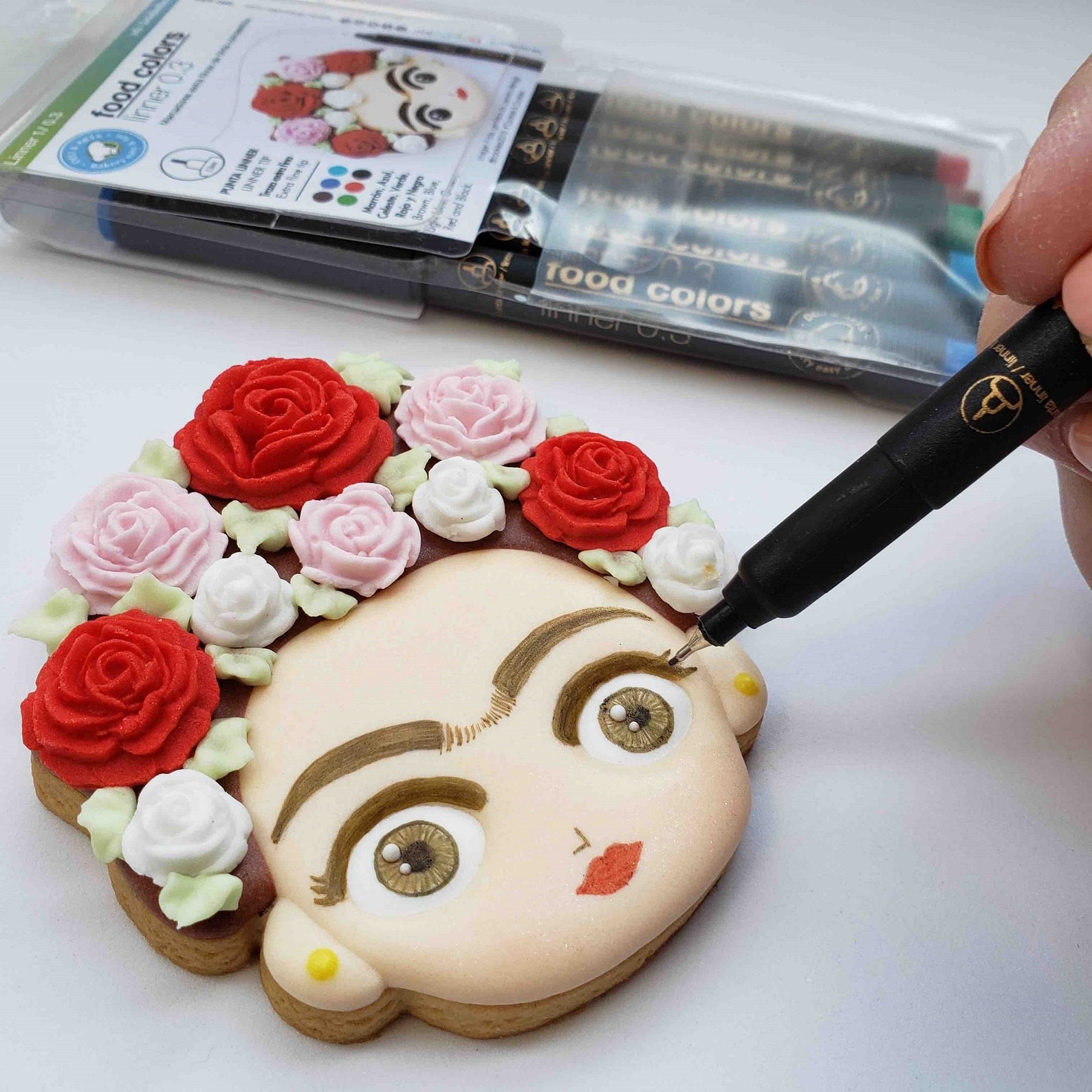 Dripcolor Edible Food Marker Fine Liner Set of 6 - Etsy