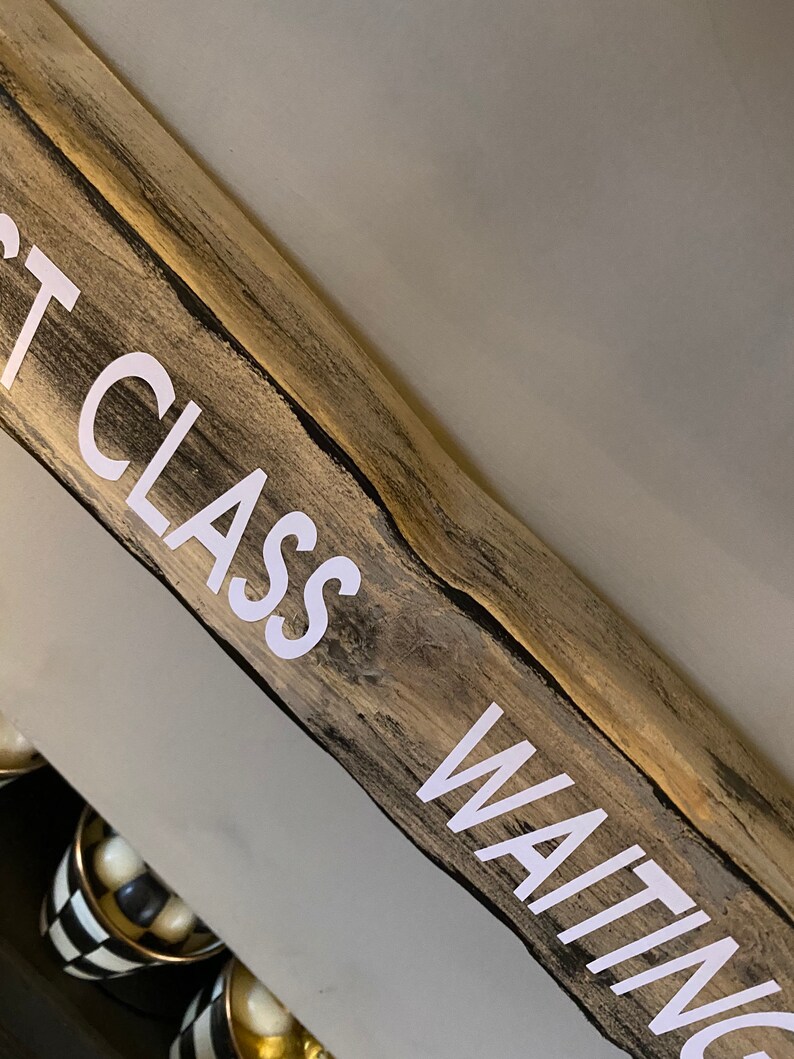 First Class Waiting Room Sign - Etsy