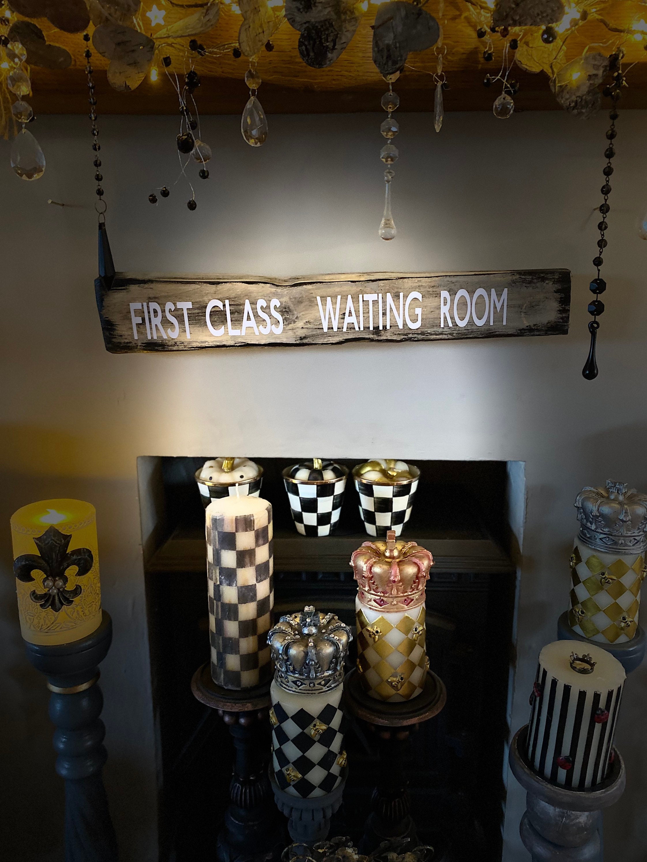 First Class Waiting Room Sign - Etsy