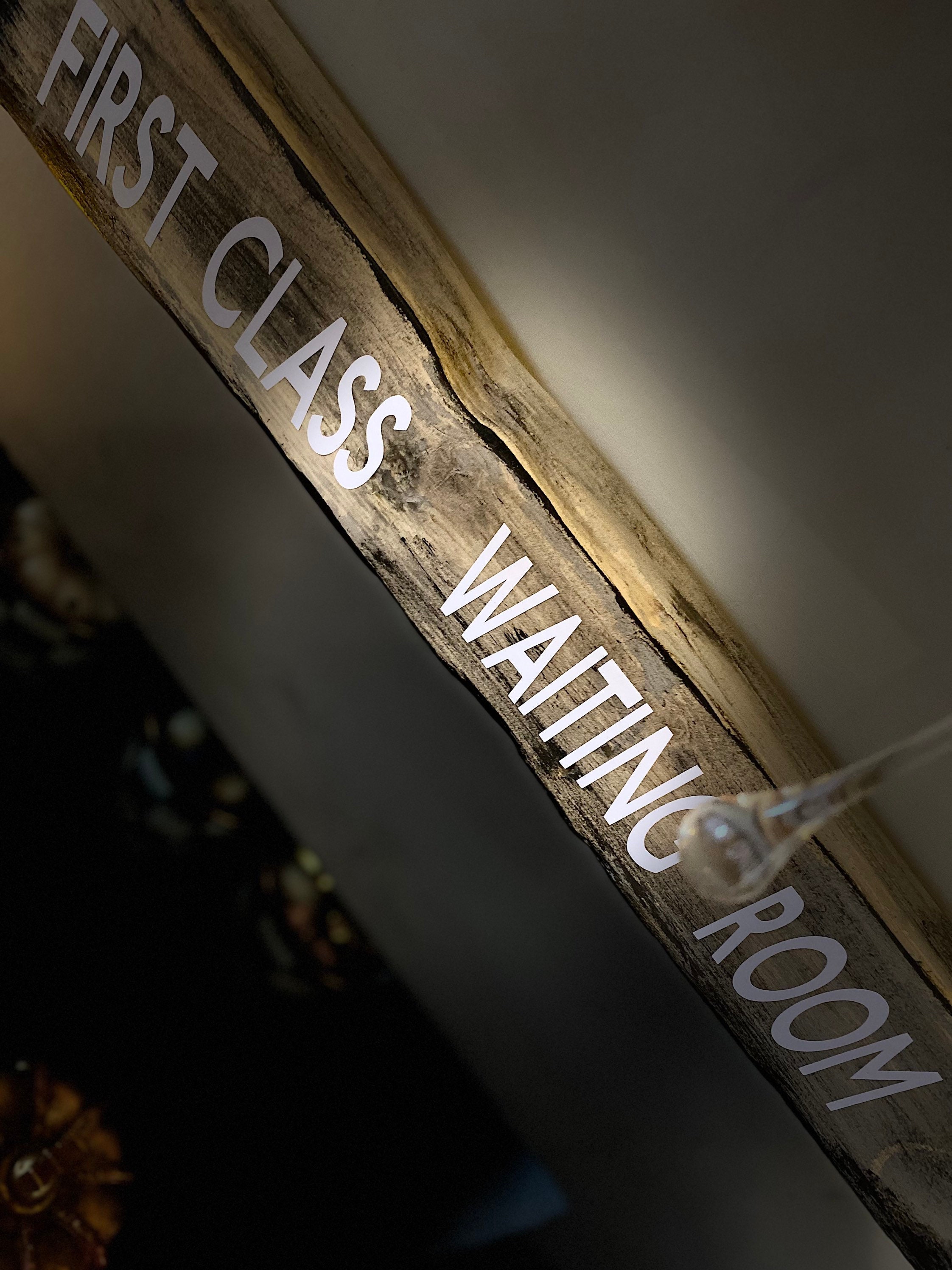First Class Waiting Room Sign - Etsy