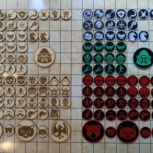 Dnd Token Set - 3D Printed - Etsy