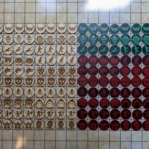 Dnd Token Set - 3D Printed - Etsy