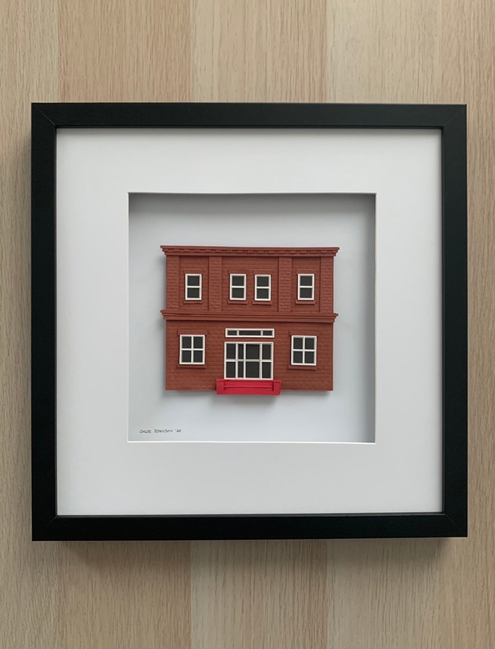 Custom House Portrait Paper Art Home Portrait Unique | Etsy