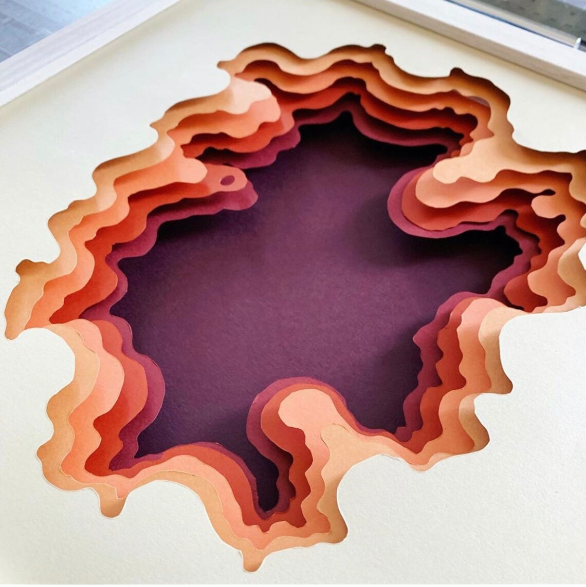 Canyon 3D Paper Art - Etsy