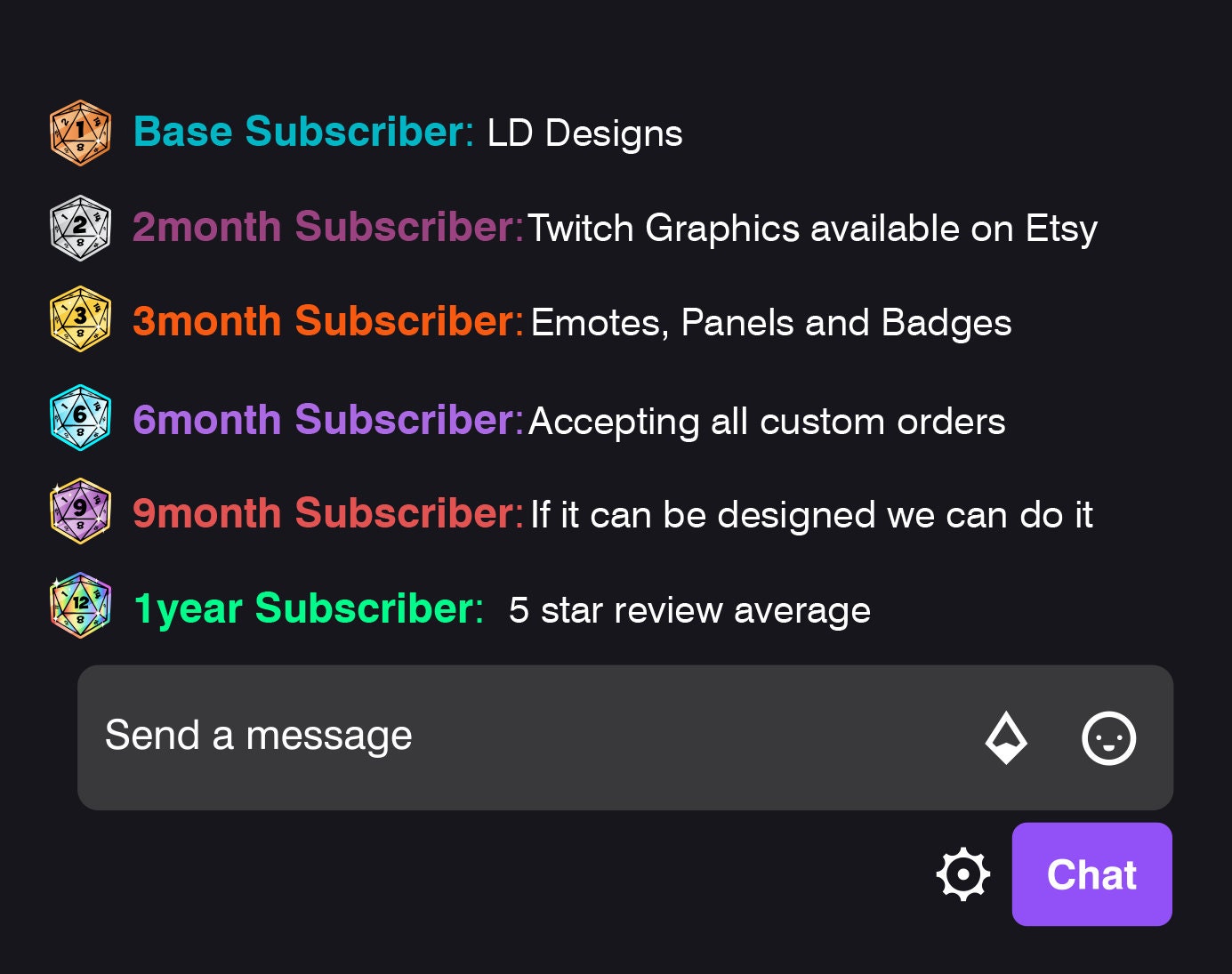 Twitch Subscriber Badges Bit Badges Twitch Sub Badges - Etsy