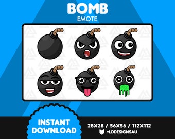 Bomb Emotes - Etsy
