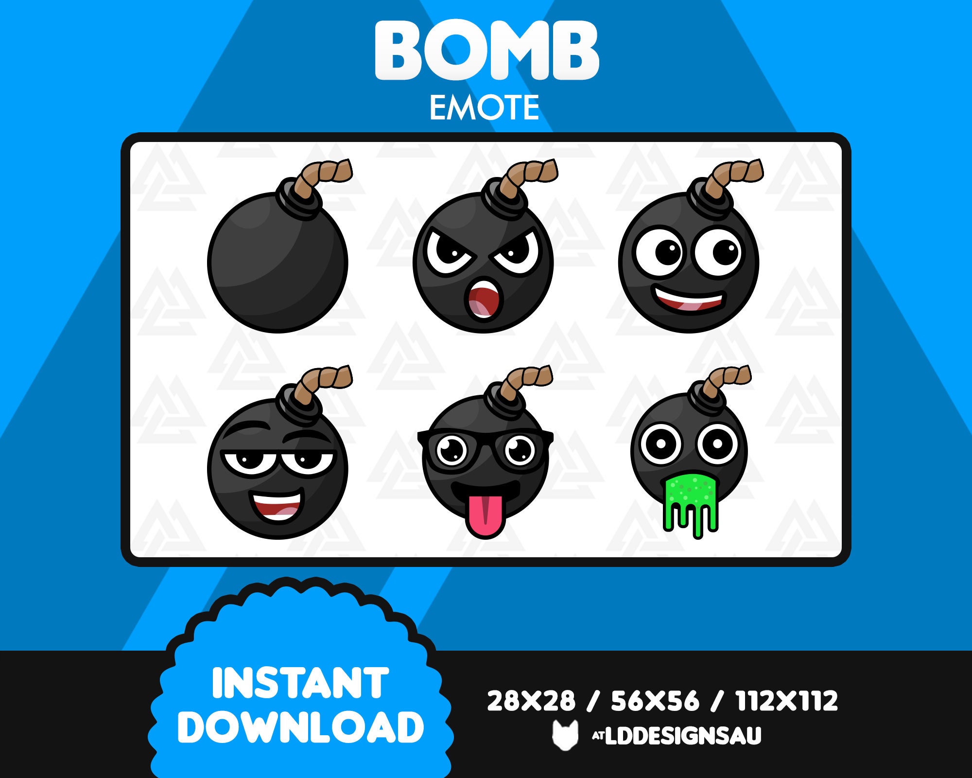 Bomb Emotes Art & Collectibles Digital Drawing & Illustration etna.com.pe
