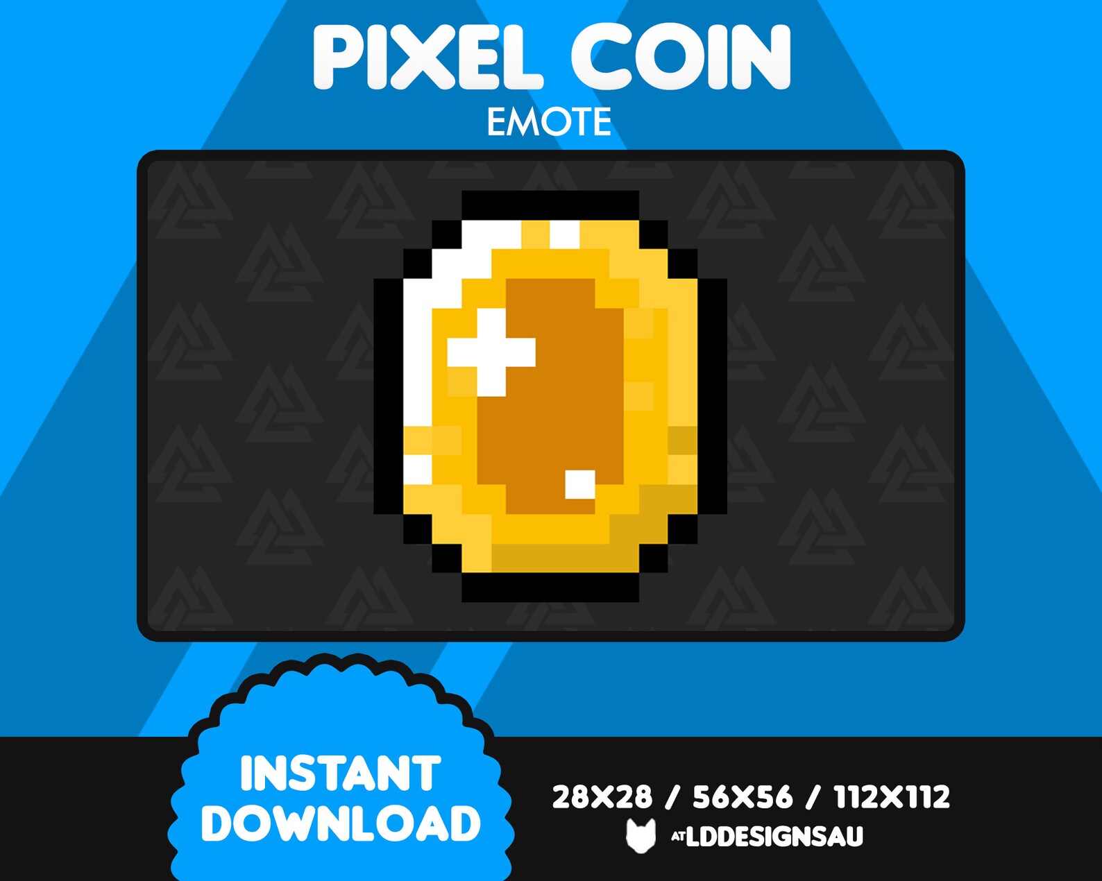 Pixel Coin Emote Twitch Emote Discord Emote Twitch - Etsy