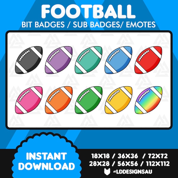 Twitch Emotes Football - Etsy