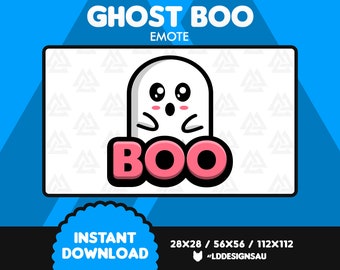 Boo Twitch Emote - Etsy