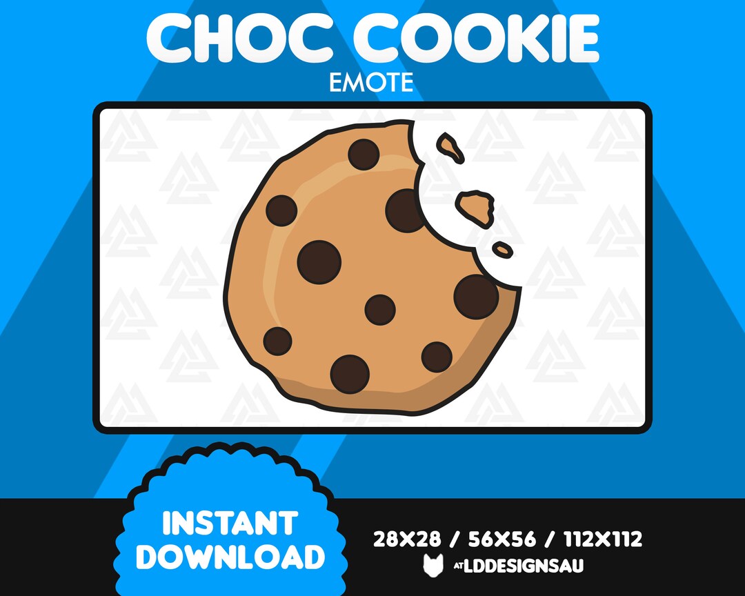 Cookie Twitch Emote | Chocolate Chip Cookies Twitch Emote | Twitch ...