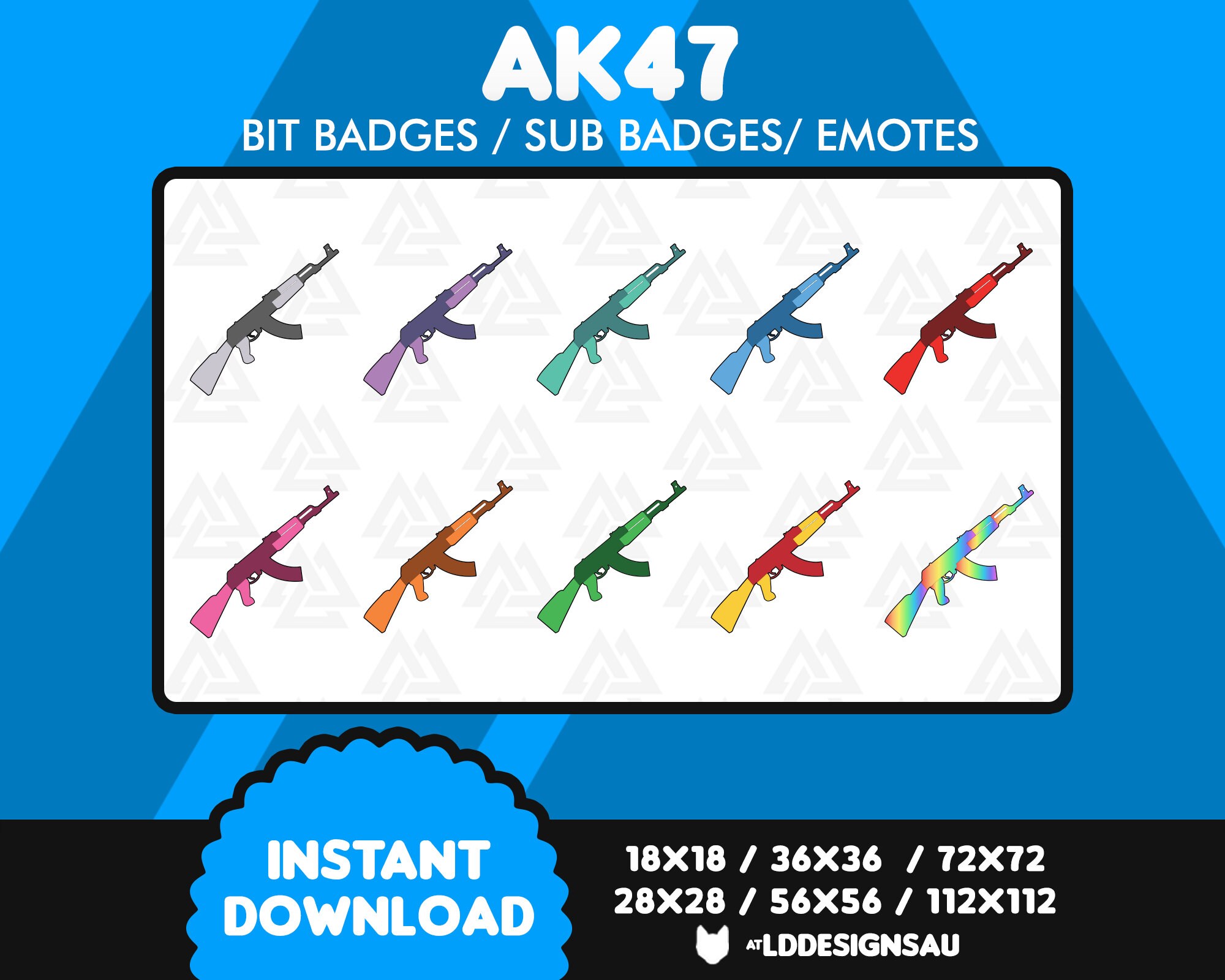 Drawing & Illustration Art & Collectibles gun sub badges pistol smg ar ...