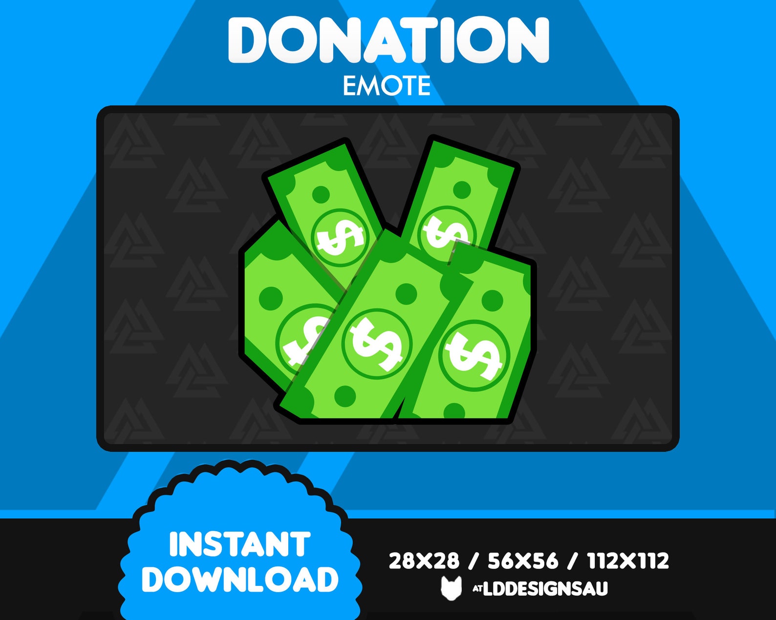 Twitch Emote Discord Emote Donation Cash - Etsy