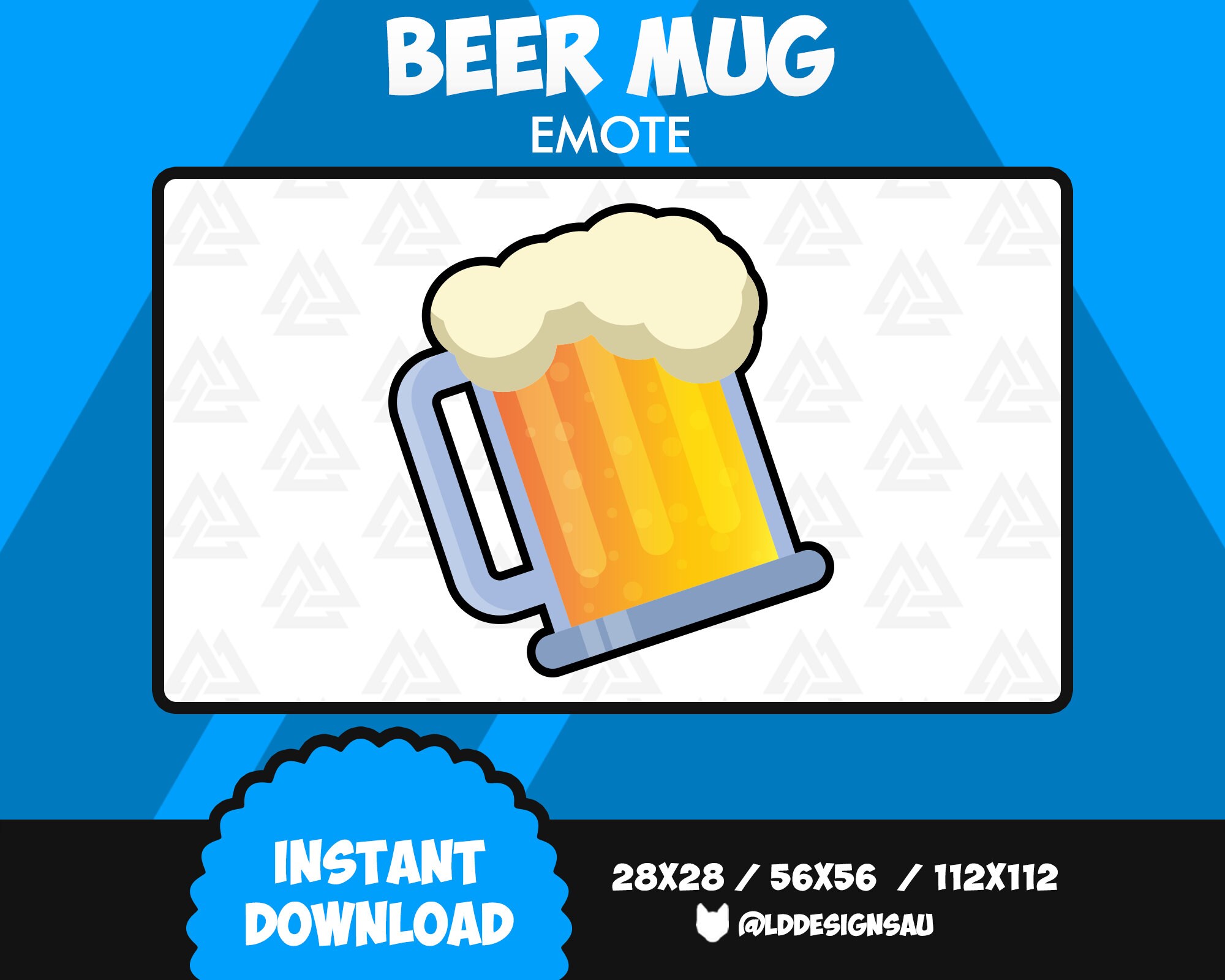 Beer Mug Twitch Emote Cheers Discord Emote Streamer Emotes | Etsy
