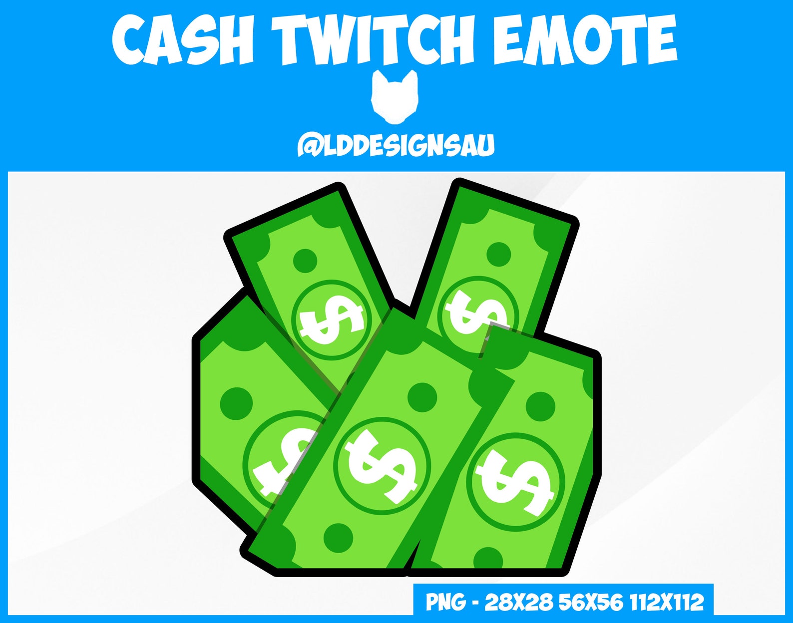 Twitch Emote Discord Emote Donation Cash | Etsy