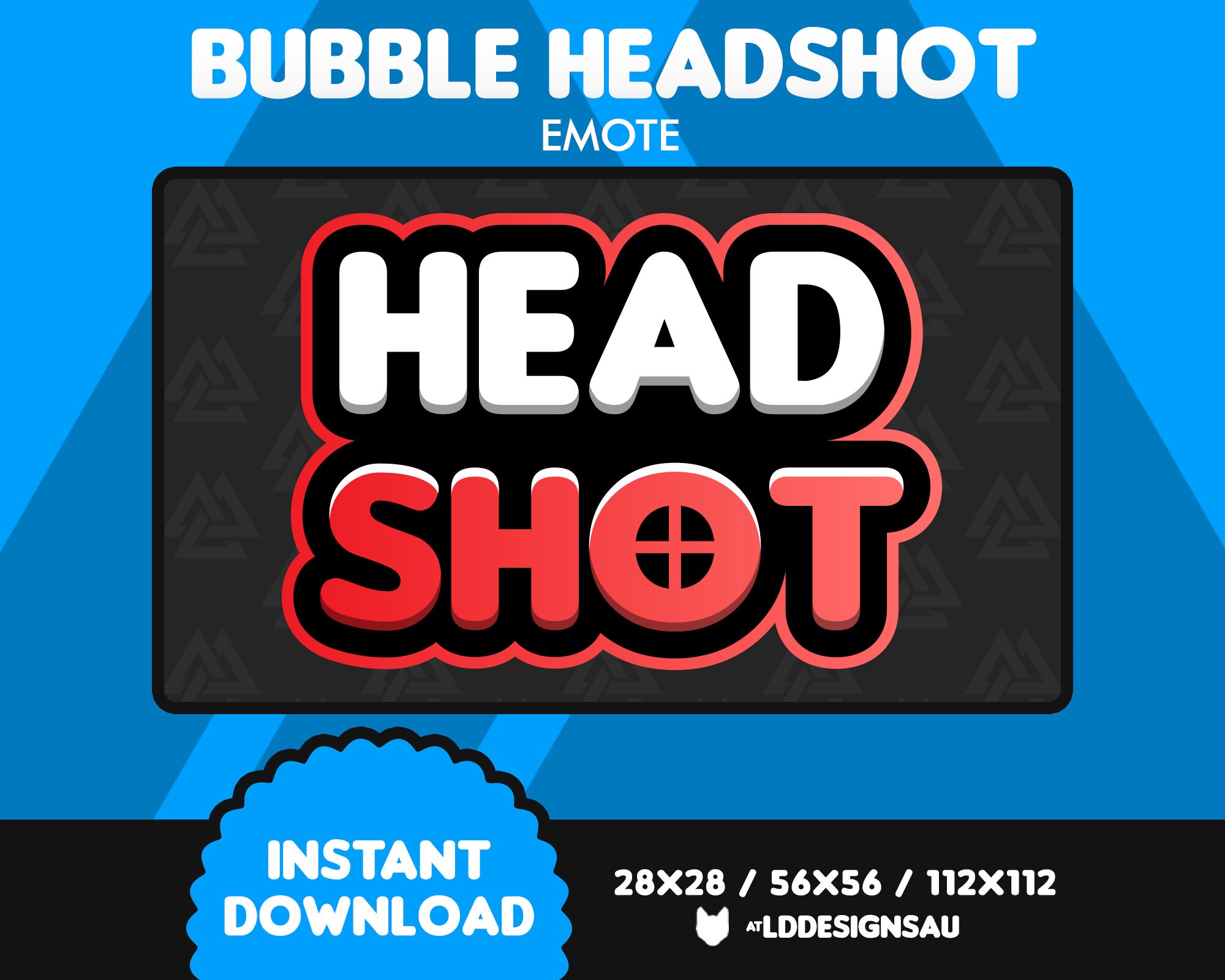 Bubble Head Shot Twitch Emote Headshot Text Discord Emote - Etsy Australia