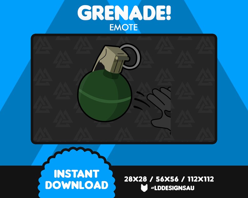 Grenade Emote Twitch Emote Discord Emote - Etsy Australia