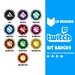 Bit Coins Subscriber Badges Sub Badges Bit Badges | Etsy