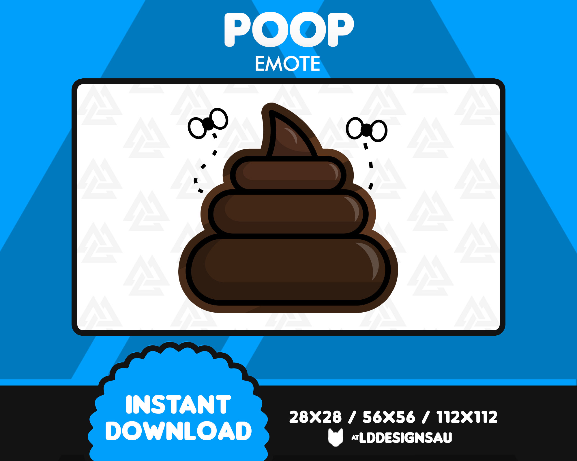 Wall Hangings Prints Twitch Discord Poop On Emote YouTube etna.com.pe