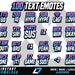 Twitch Text Emotes Twitch and Discord Emotes Emote Bundle Premade ...