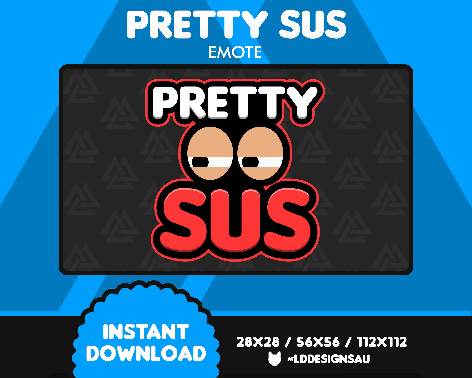 Pretty Sus Twitch Emote Funny Emote Discord Emote Streamer - Etsy Ireland
