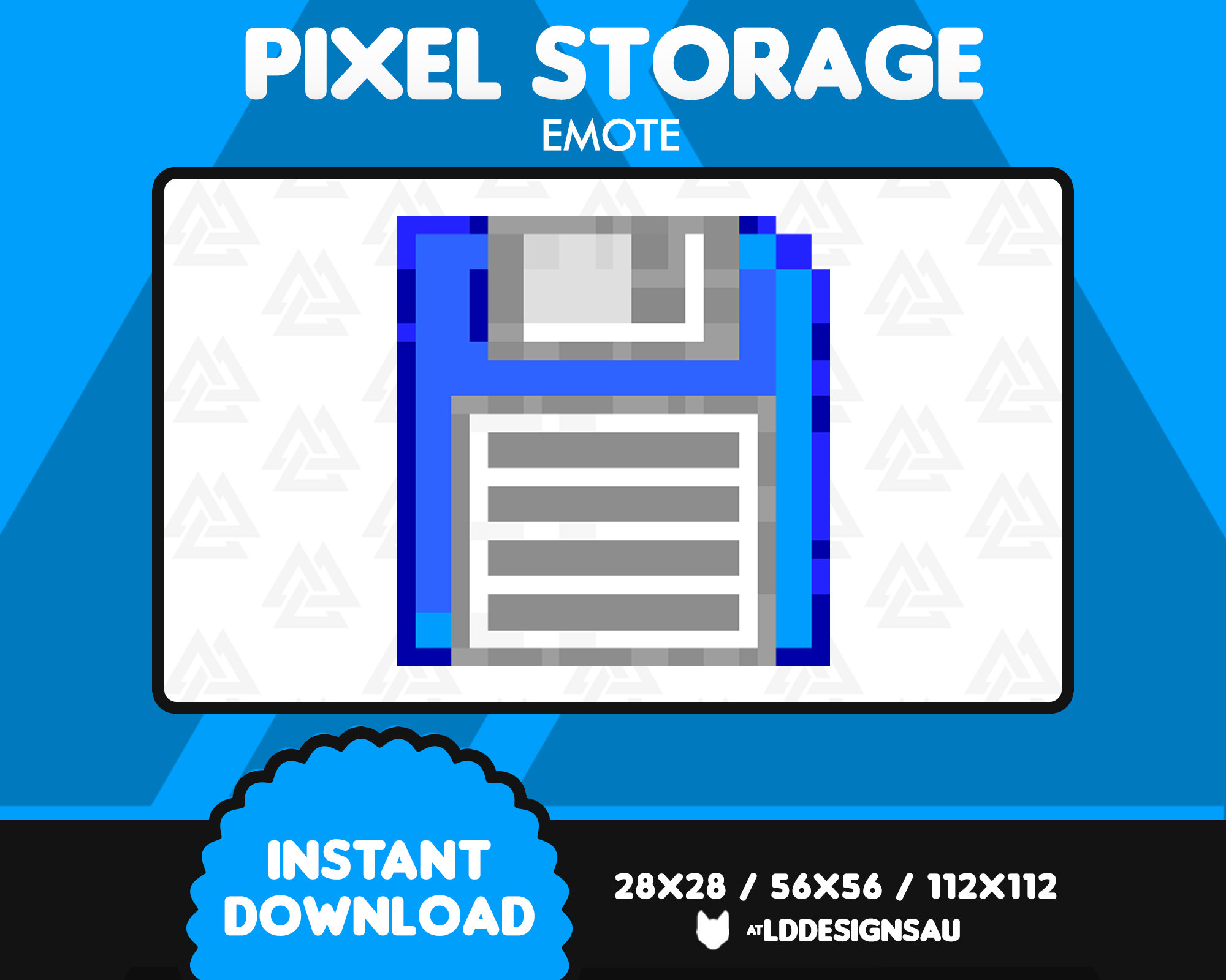 Pixel Floppy Disk Emote Twitch Emote Discord Emote - Etsy