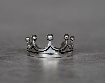 Crown Toe Ring - Etsy