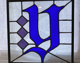 Monogram Stained Glass - Etsy