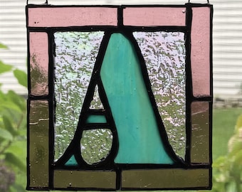 Stained Glass Letter | Etsy
