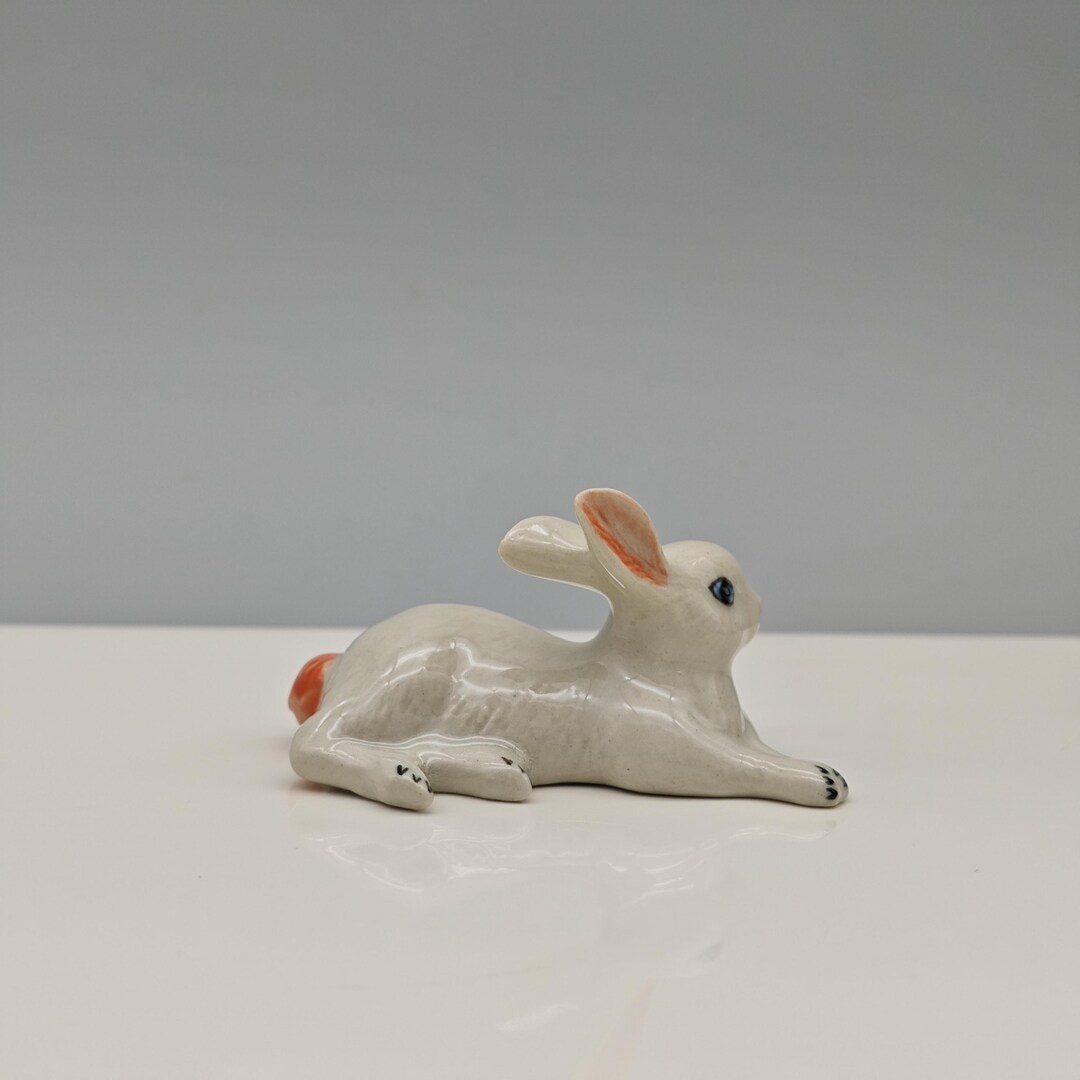 Ceramic Rabbit Figurines-ceramic Rabbit Ornaments for Home Decor-small ...