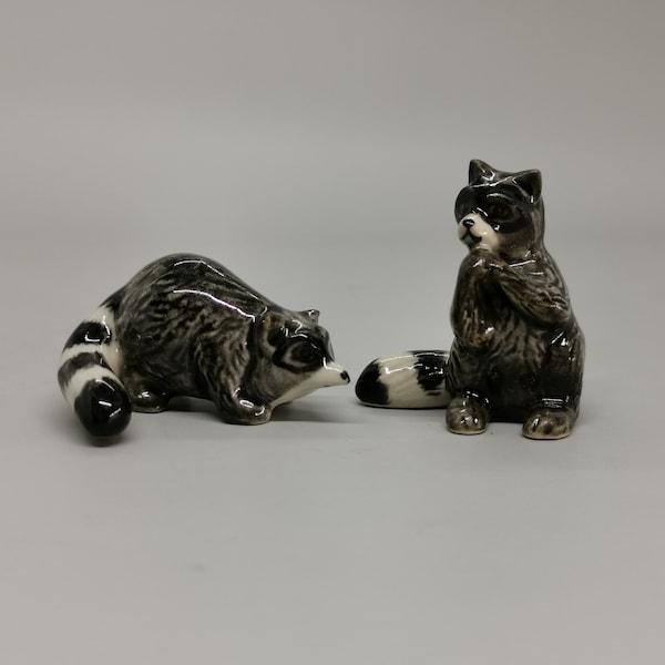 Raccoon Figurine - Etsy