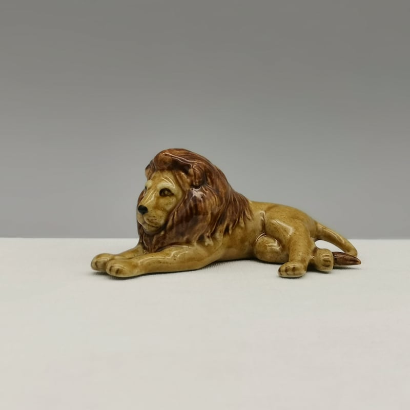 Dollhouse Lion Figurine - Etsy